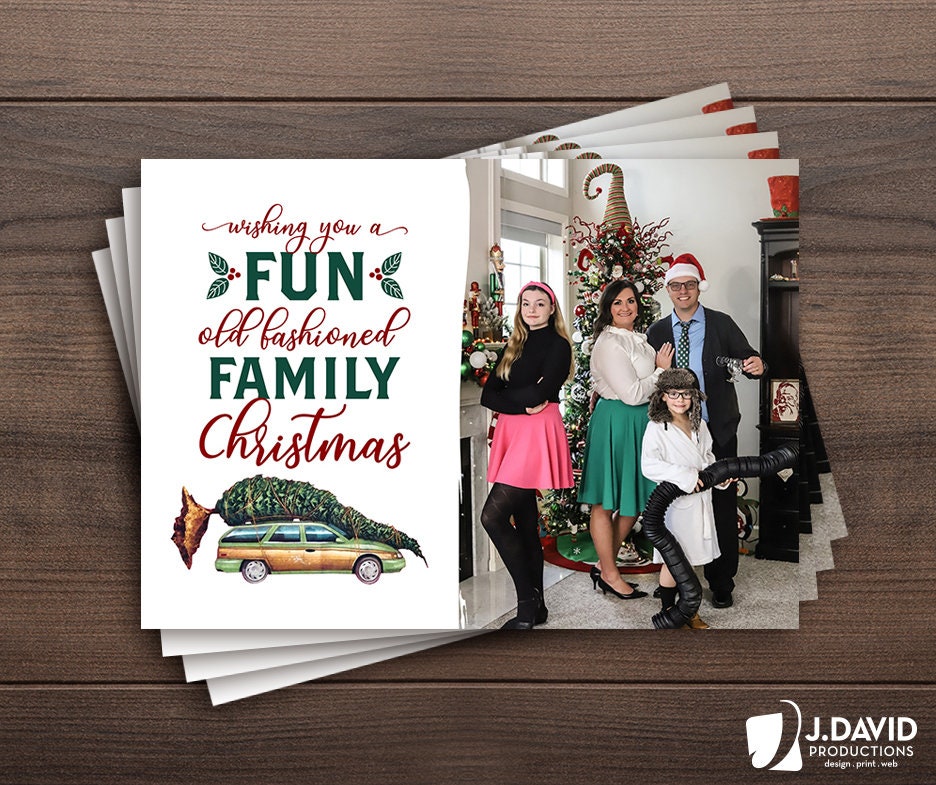 Family Christmas Card Design