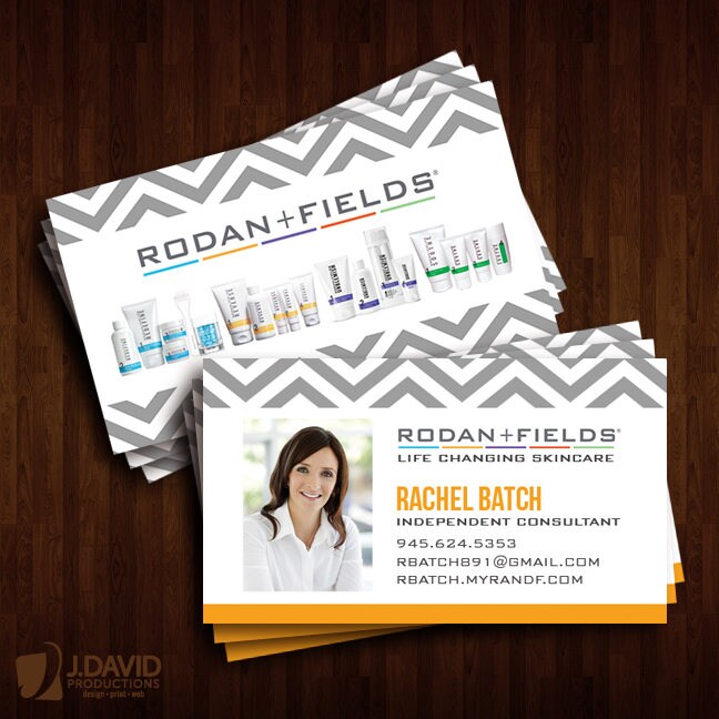 Rodan Fields Photo Business Cards RF Consultant | Etsy