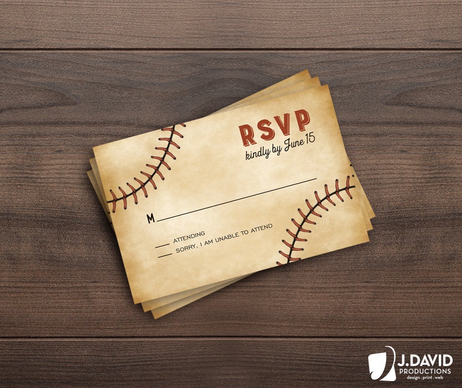 Baseball Wedding Invitation - Etsy
