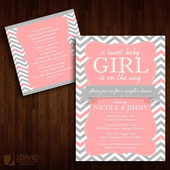 Chevron Pattern Invitations