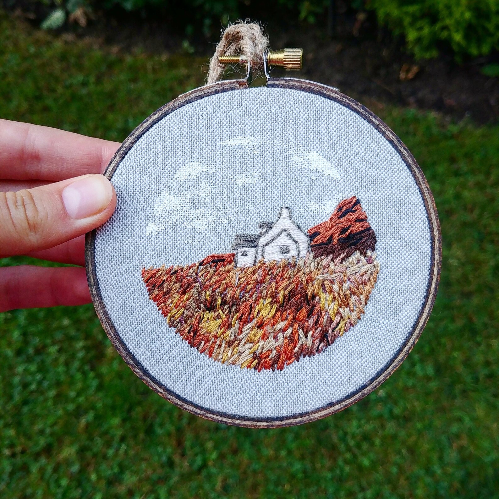 Custom Landscape Embroidery - Etsy