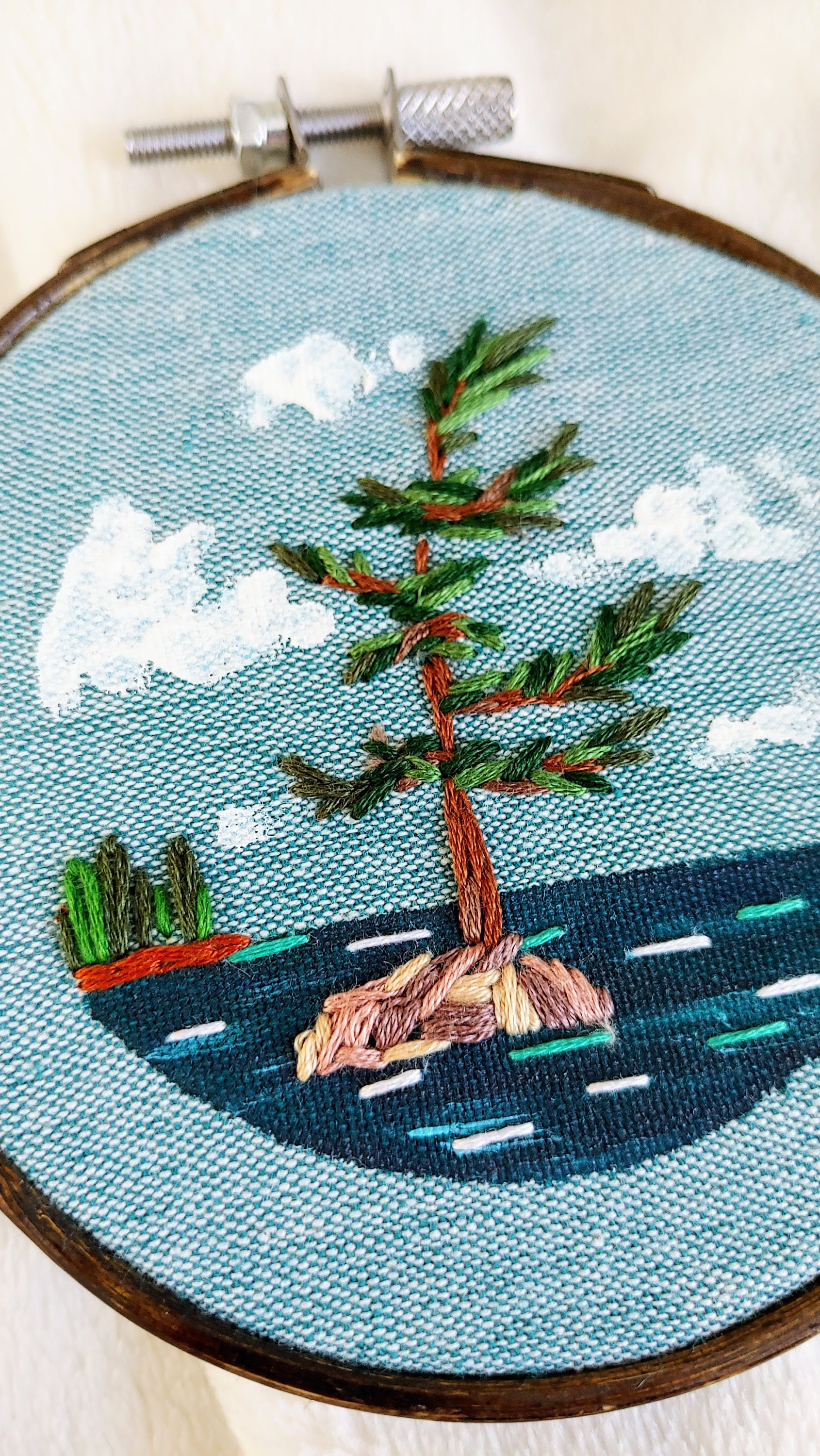 Georgian Bay, Ontario, Great Lakes, Kilarney, Scenery Embroidery, Jack ...