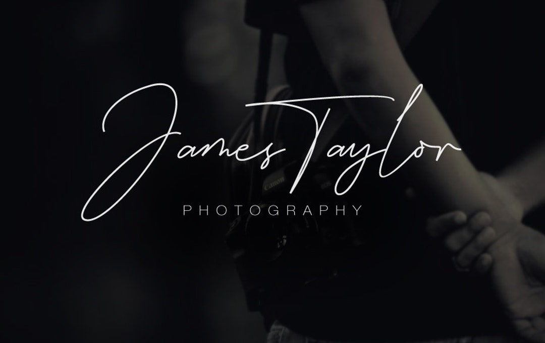 Handwritten Signature Logo, Script Signature, Photography Logo ...