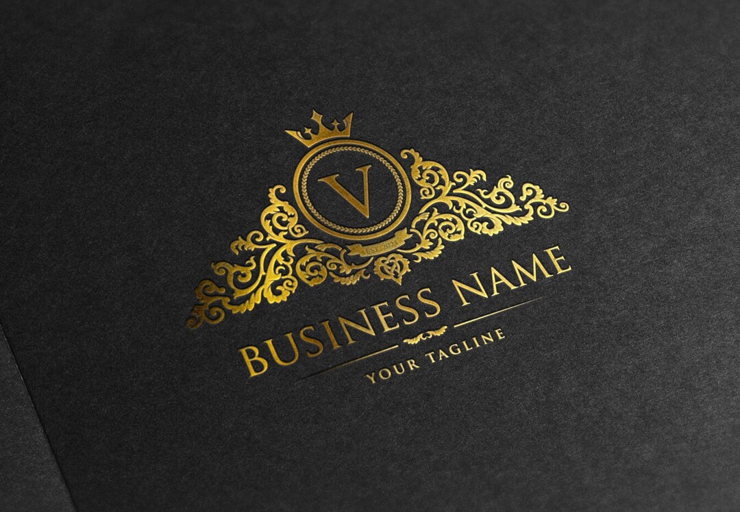 Premade Luxury Gold Logos - Elegant Logo - Luxury Logo - Royal Brand ...