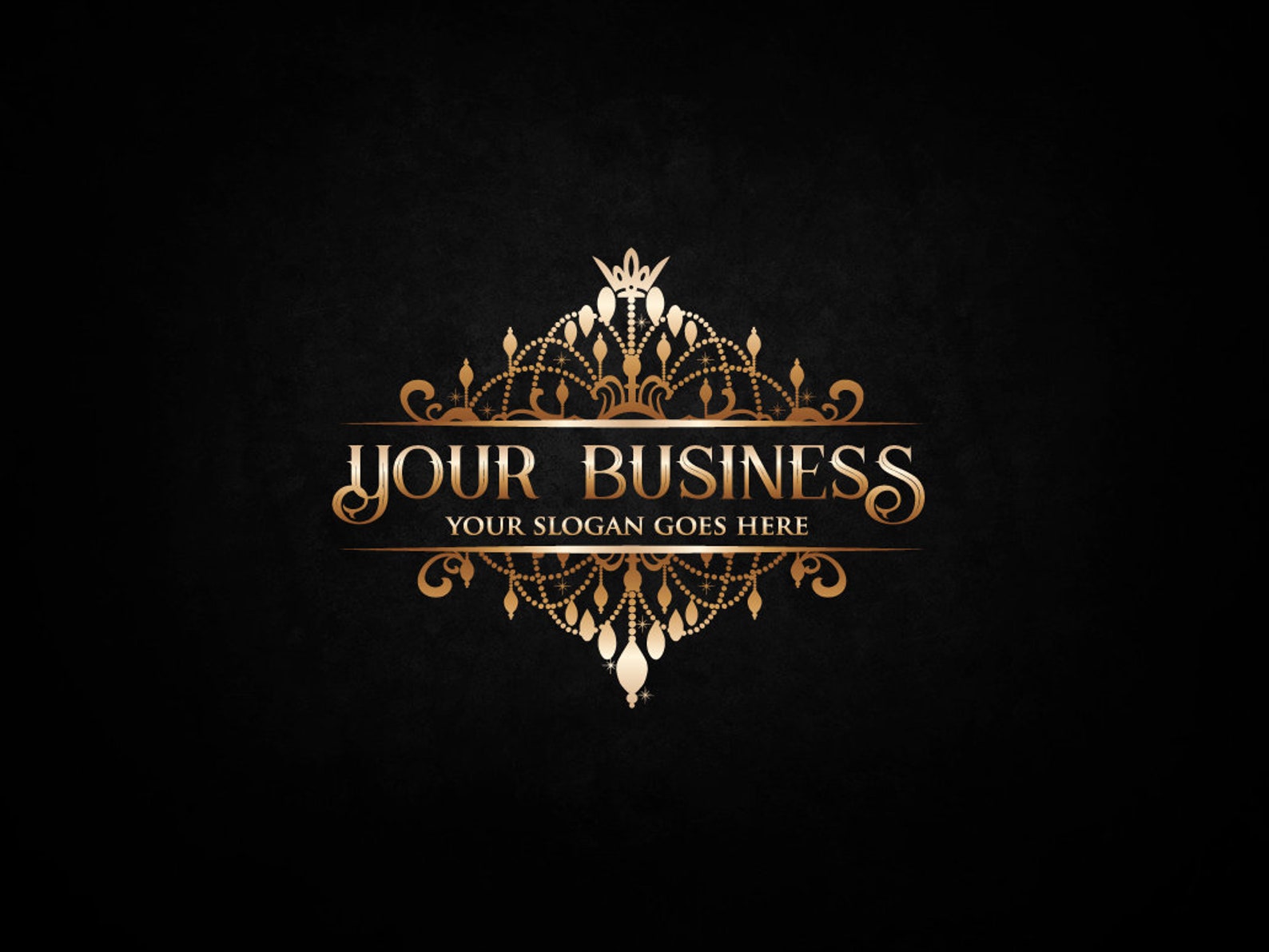 Golden Logos Elegant Monogram Logo Luxury Logo Royal | Etsy