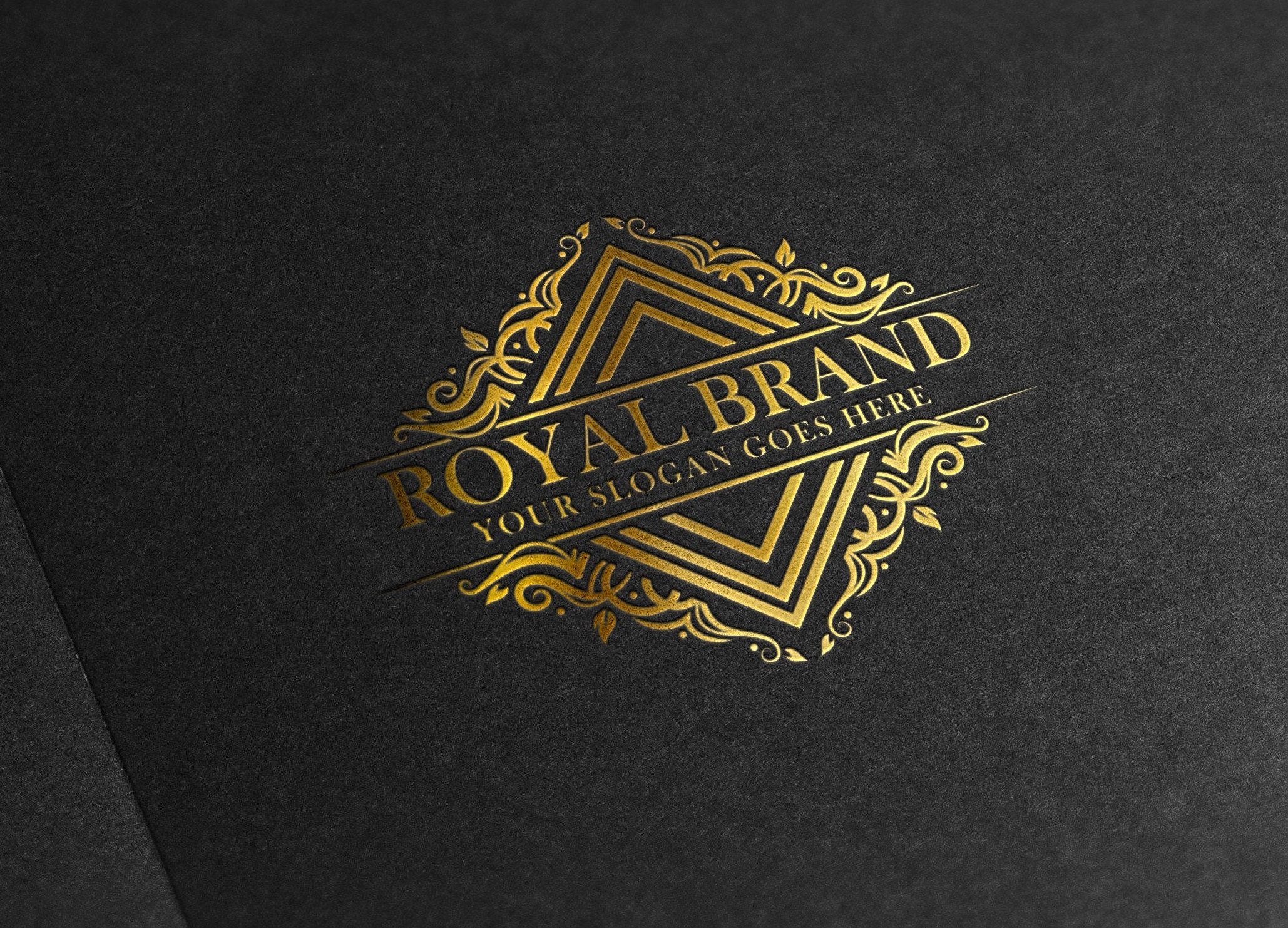 Golden Logos - Elegant Logo- Luxury Logo - Royal Logo - Decorative Logo ...