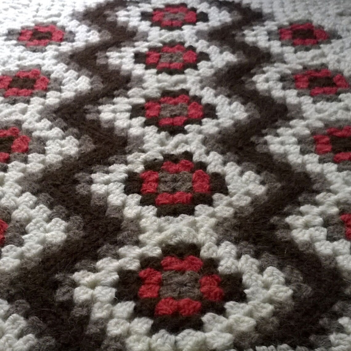 CROCHET PATTERN: Diagonal Granny Square Baby Blanket - Etsy Australia