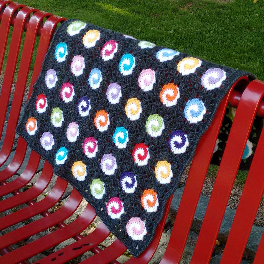 CROCHET PATTERN and CHART: Swirl-2 Baby Blanket - Etsy