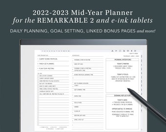 Remarkable 2 Planner - Etsy