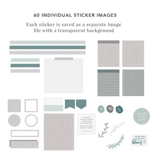 Digital Planning Sticker Set With Digital Sticker Book - Bloom ...