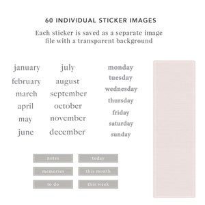 Digital Planning Sticker Set With Digital Sticker Book - Sparkle ...