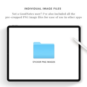 Notes & Overlay Shapes Digital Planning Sticker Set | Goodnotes ...