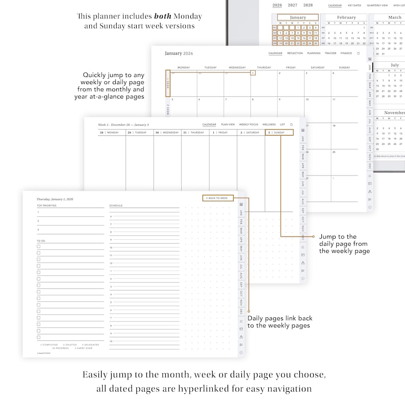 2026 E-ink Planner - the Ultimate Digital Goal Planner! | Digital ...