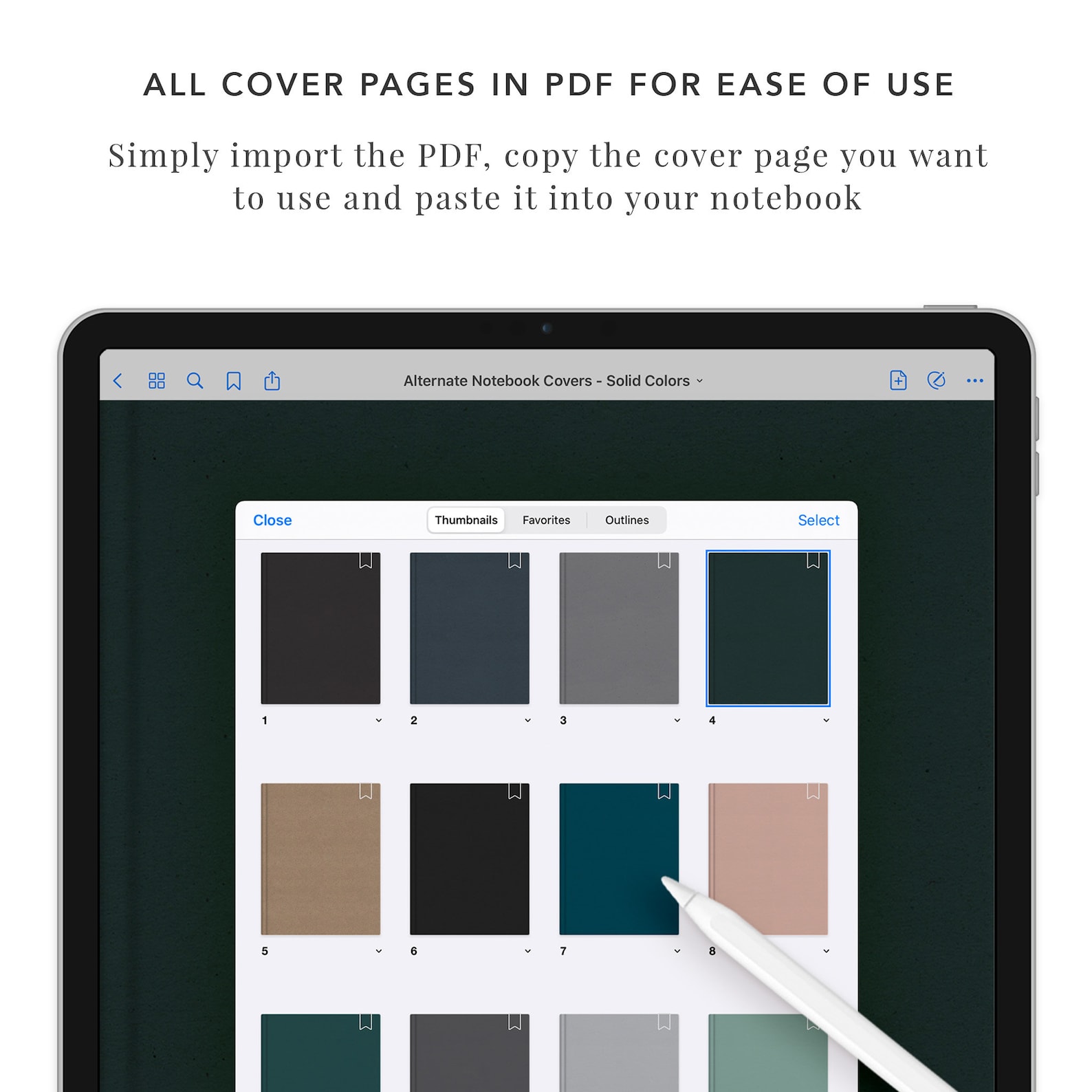 Digital Notebook Covers Creator Bundle Digital Planner - Etsy
