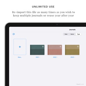 Daily Mindfulness Digital Journal | Landscape Journal, Goodnotes ...