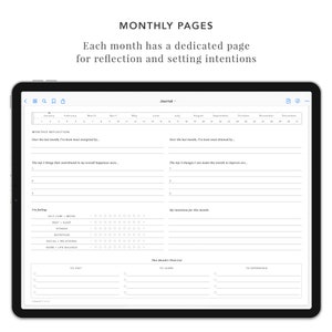 Daily Mindfulness Digital Journal | Landscape Journal, Goodnotes ...