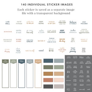 Motivational Digital Planning Sticker Set | Goodnotes Stickers ...