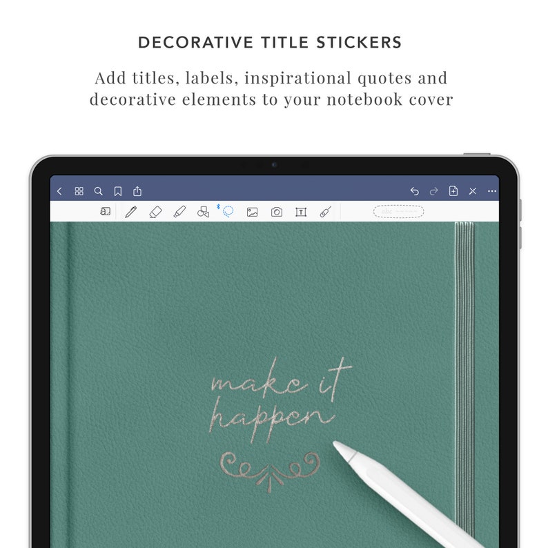 Digital Notebook Covers Creator Bundle Digital Planner - Etsy