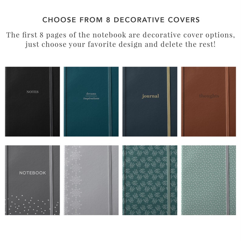 Daily Dated Blank Digital Journal Goodnotes Journal - Etsy