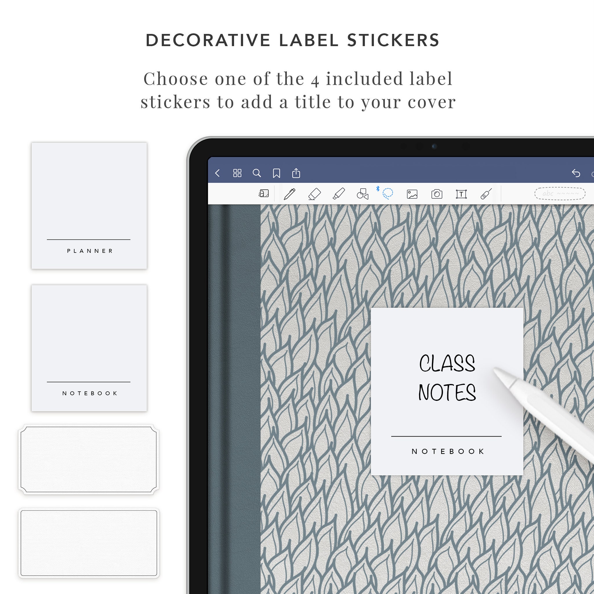 Digital Cover Bundle: Foliage | Digital Cover, Goodnotes Cover, Digital ...