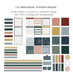 Winter Digital Planning Sticker Set | Goodnotes Stickers, Goodnotes ...