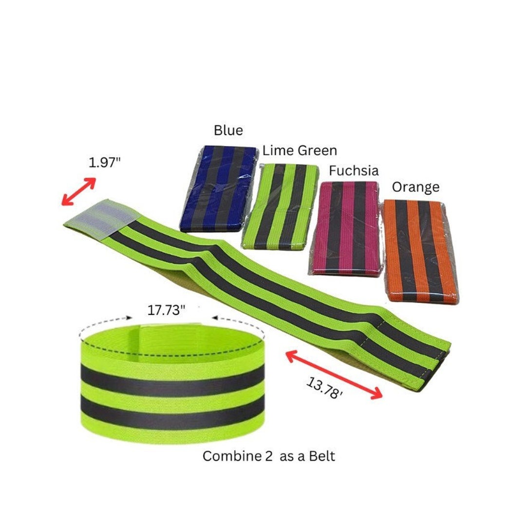 2pcs REFLECTIVE BANDS REFLECTIVE Wrist Bands Ankle Bands Reflective ...