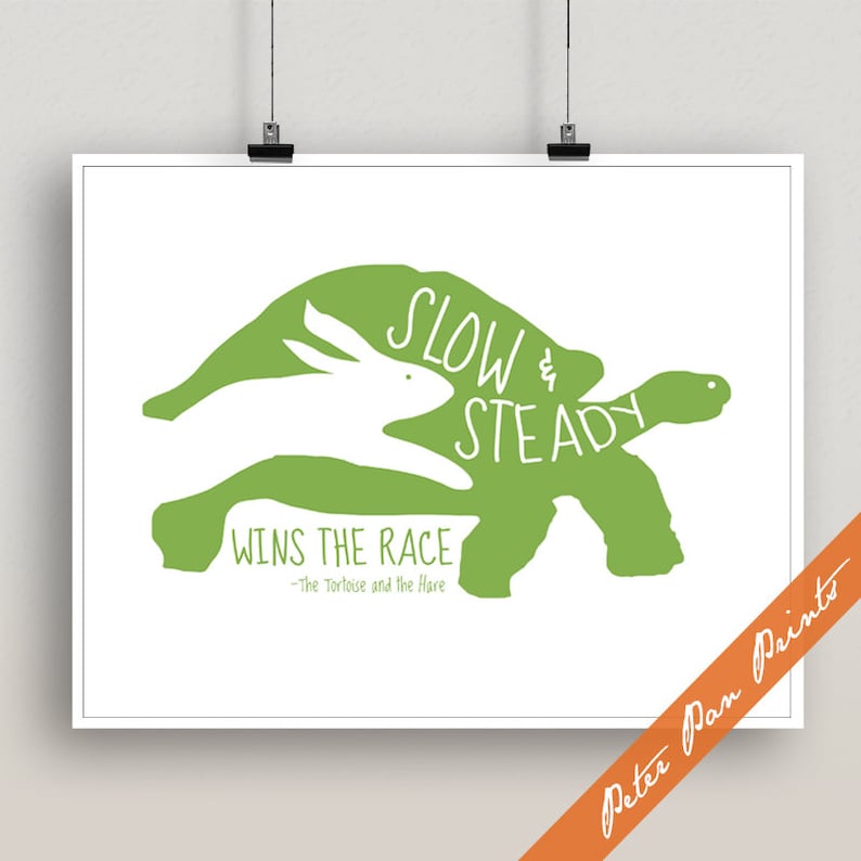Slow and Steady Wins the Race (B) - the Tortoise and the Hare Inspired ...