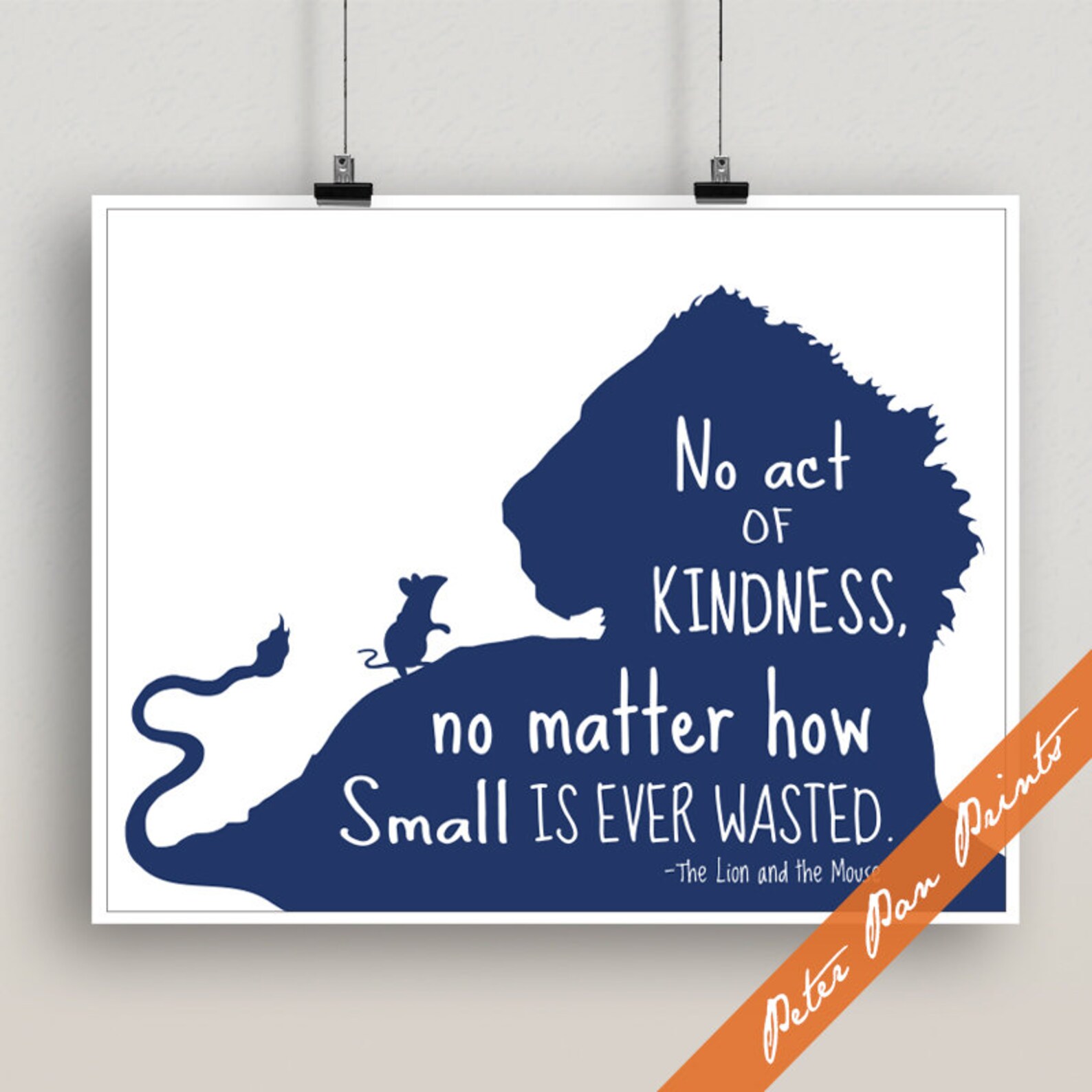 No Act of Kindness No Matter How Small is Ever Wasted B - Etsy