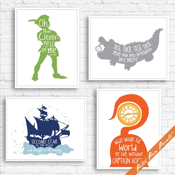 Peter Pan Print - Etsy