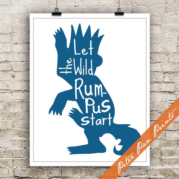Let the Wild Rumpus - Etsy