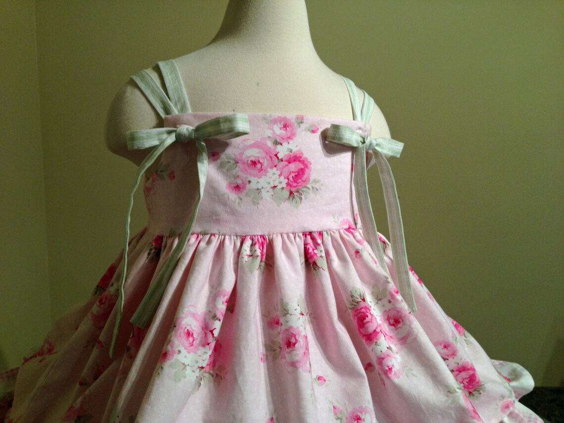 Party Princess Dress 2 Versions PDF Sewing Pattern and Tutorial, Sizes ...