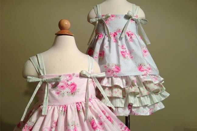 Party Princess Dress 2 Versions PDF Sewing Pattern and Tutorial, Sizes ...