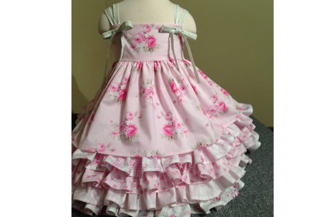 Party Princess Dress 2 Versions PDF Sewing Pattern and Tutorial, Sizes ...
