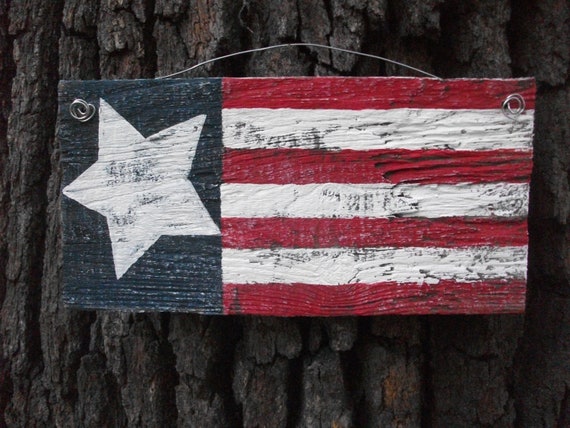 American Flag Barn Wood