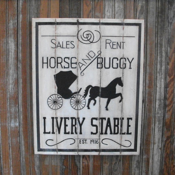 Livery Stable Signs - Etsy