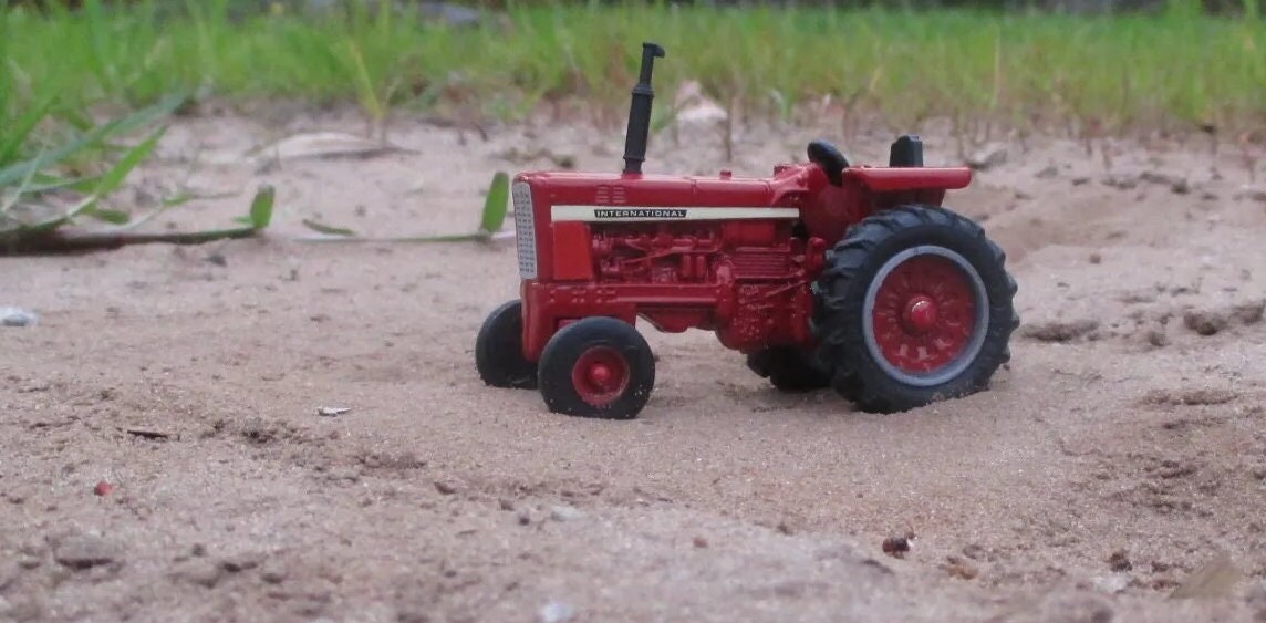 1967 International Harvester 756 Red Tractor Keychain Rustic - Etsy