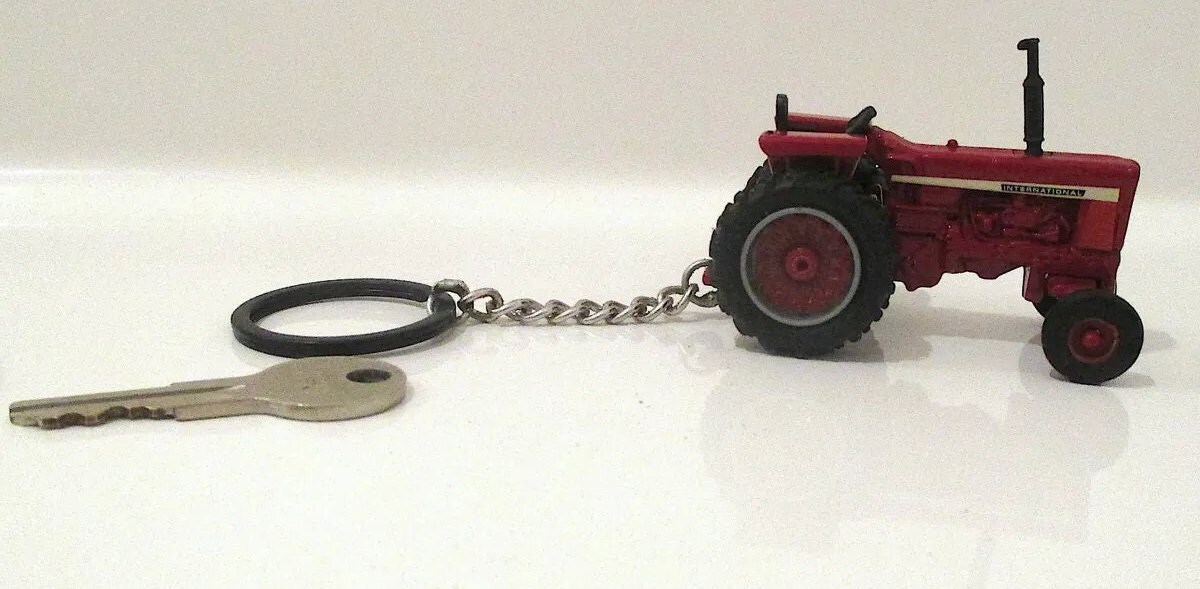 1967 International Harvester 756 Red Tractor Keychain Rustic - Etsy