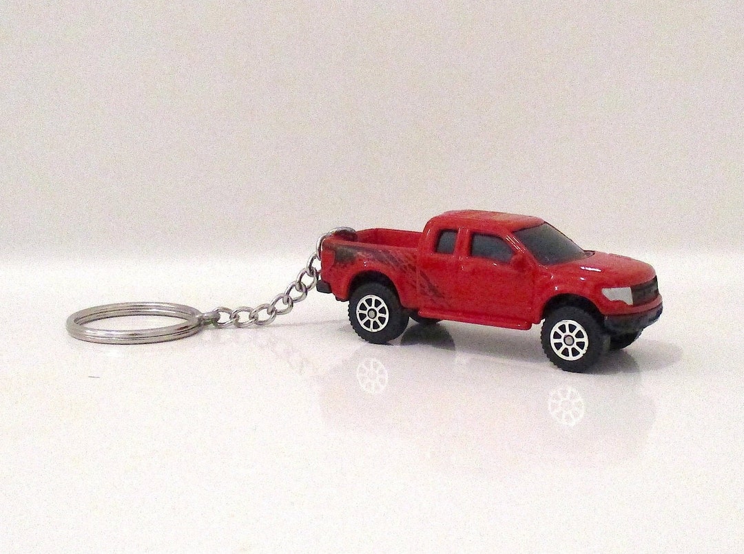 Ford F-150 SVT Raptor Red Truck Keychain Farm Ladies Work - Etsy