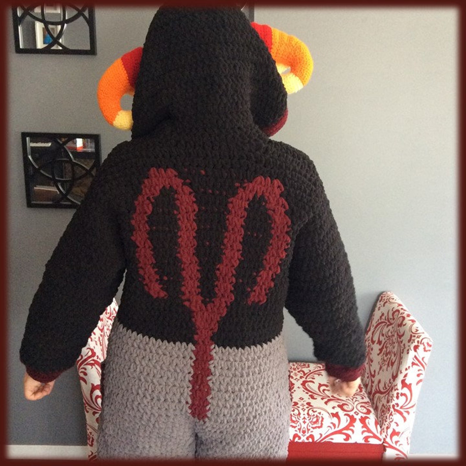 Aries Adult Onesie Crochet Pattern With Candy Corn Horns - Etsy