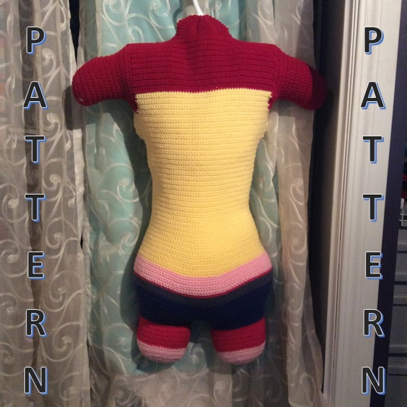Crochet Mannequin Torso Pattern, 2 Sizes: Ladies Small and Medium - Etsy