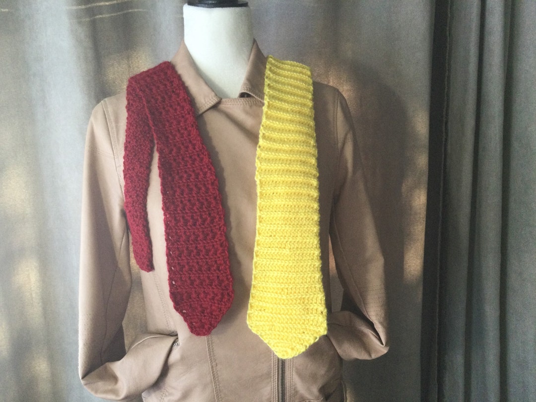 Crocheted Tie Patterns, Pattern for 2 Ties - Etsy