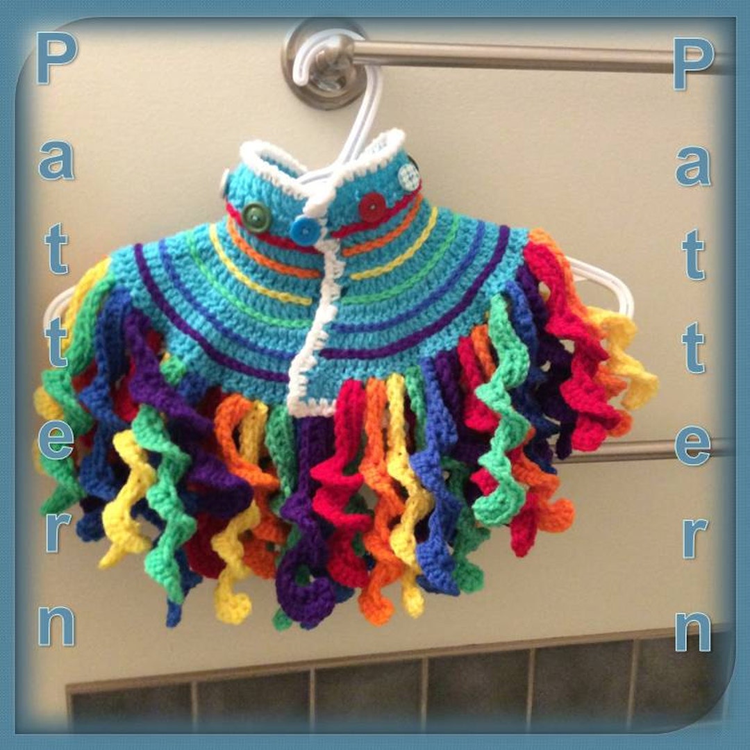 Colorful Winter Collar Crochet Pattern - Etsy