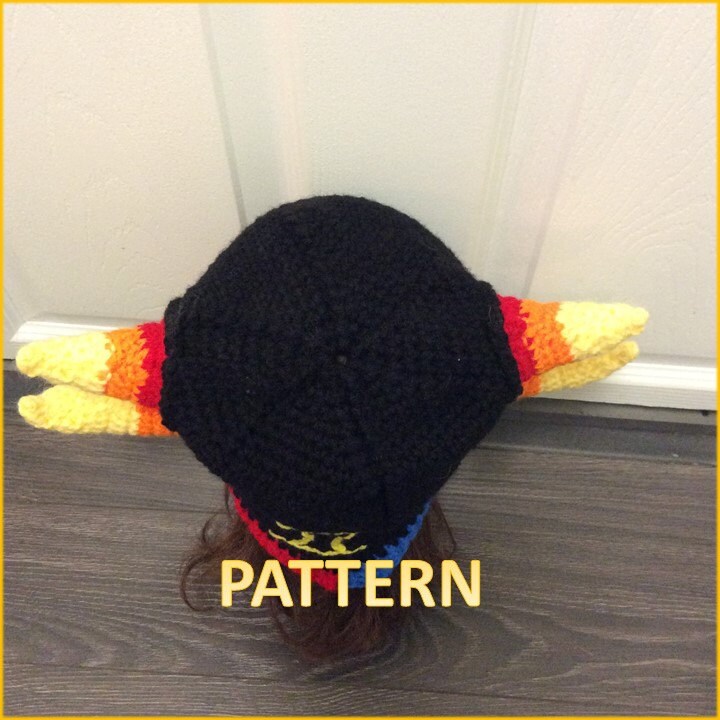 Gemini Hat Crochet Pattern, Candy Corn Horns - Etsy