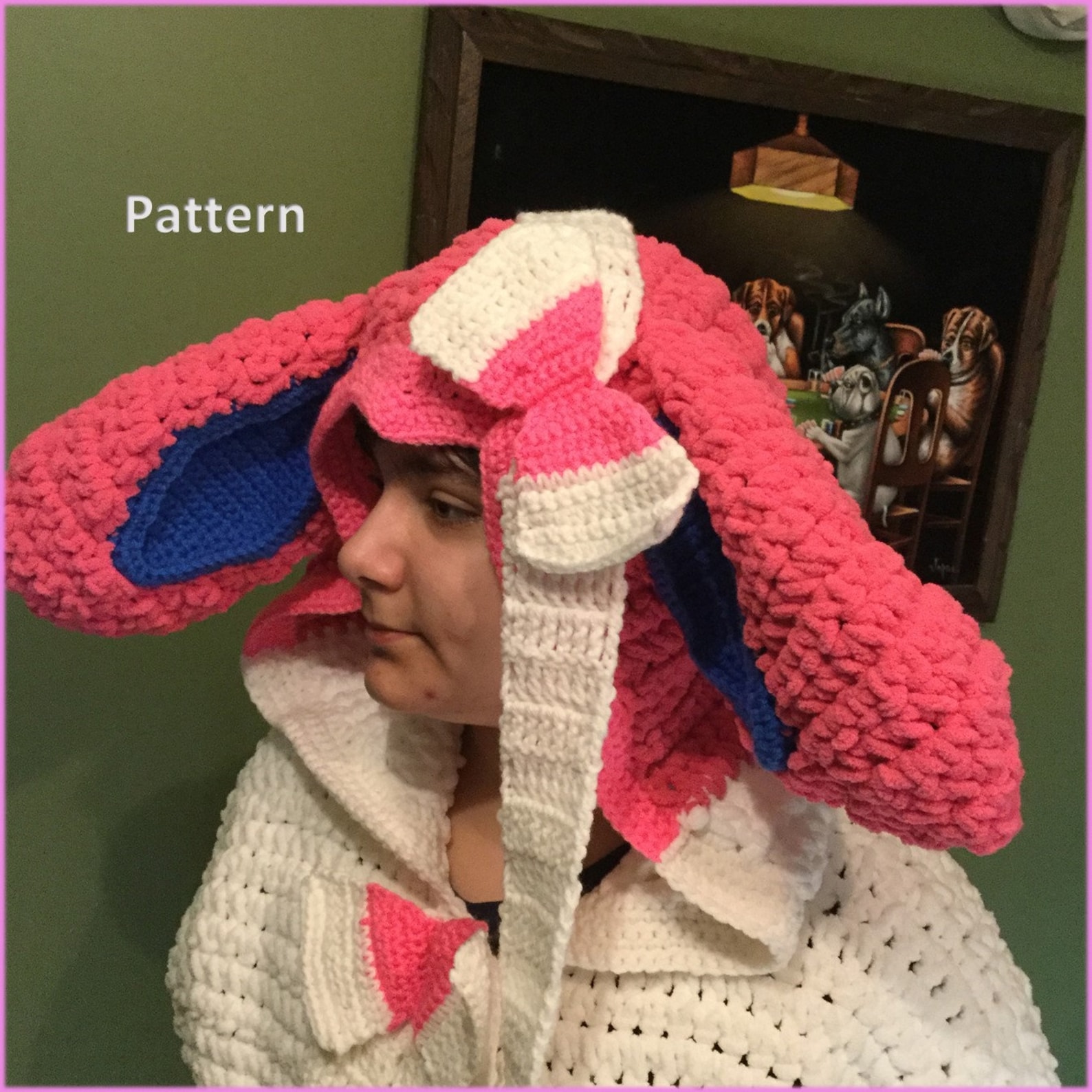 Sylveon Onesie Crochet Pattern Ladies XS to XL - Etsy