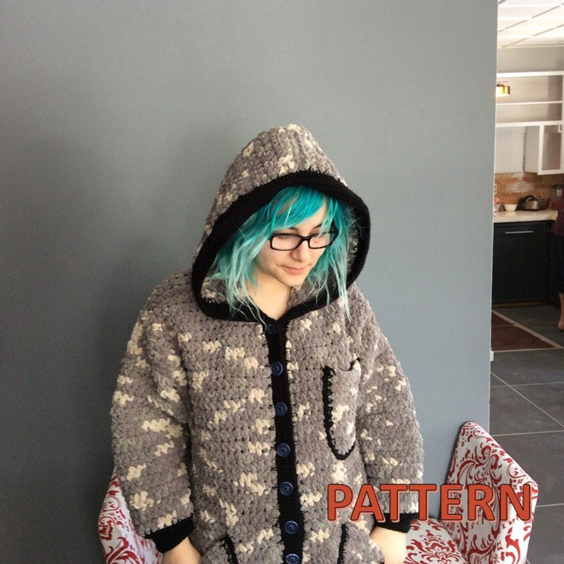 Cozy Adult Onesie Crochet Pattern - Etsy