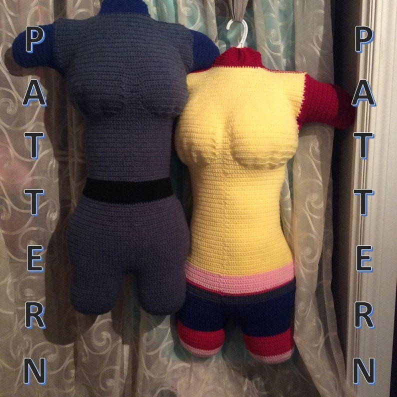 Crochet Mannequin Torso Pattern, 2 Sizes: Ladies Small and Medium - Etsy