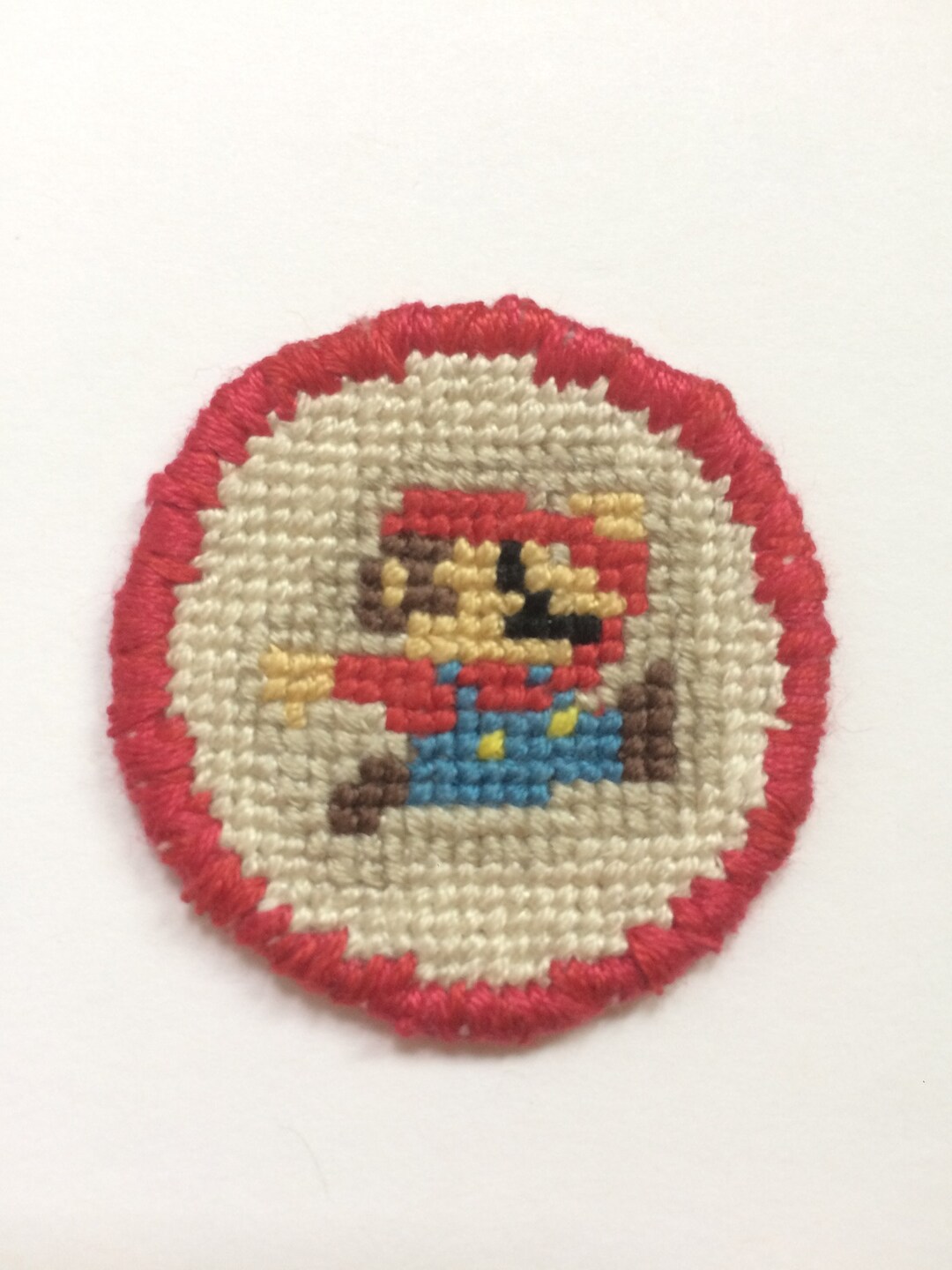 Super Mario Pixel Art Patch - Etsy