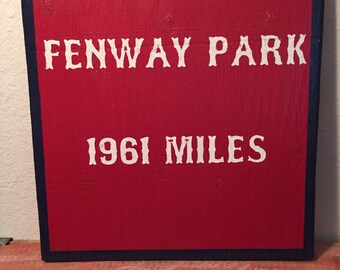 Fenway park signs | Etsy