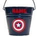 Captain America Superhero Captain America Bucket | Etsy