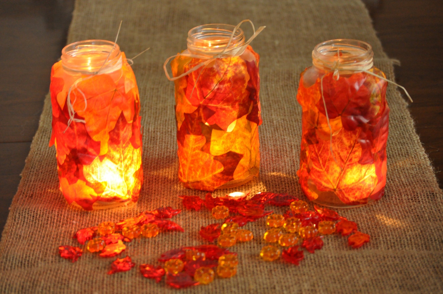 Fall Mason Jars